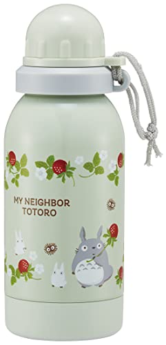 Skater SSSC6-A Single Layer Stainless Steel Bottle, 20.9 fl oz (580 ml), Room Temperature, Health, For Drinks, My Neighbor Totoro, Strawberry, Studio Ghibli