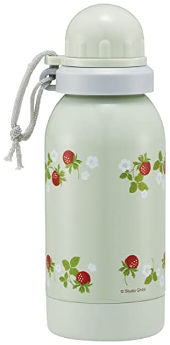 Skater SSSC6-A Single Layer Stainless Steel Bottle, 20.9 fl oz (580 ml), Room Temperature, Health, For Drinks, My Neighbor Totoro, Strawberry, Studio Ghibli