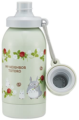 Skater SSSC6-A Single Layer Stainless Steel Bottle, 20.9 fl oz (580 ml), Room Temperature, Health, For Drinks, My Neighbor Totoro, Strawberry, Studio Ghibli