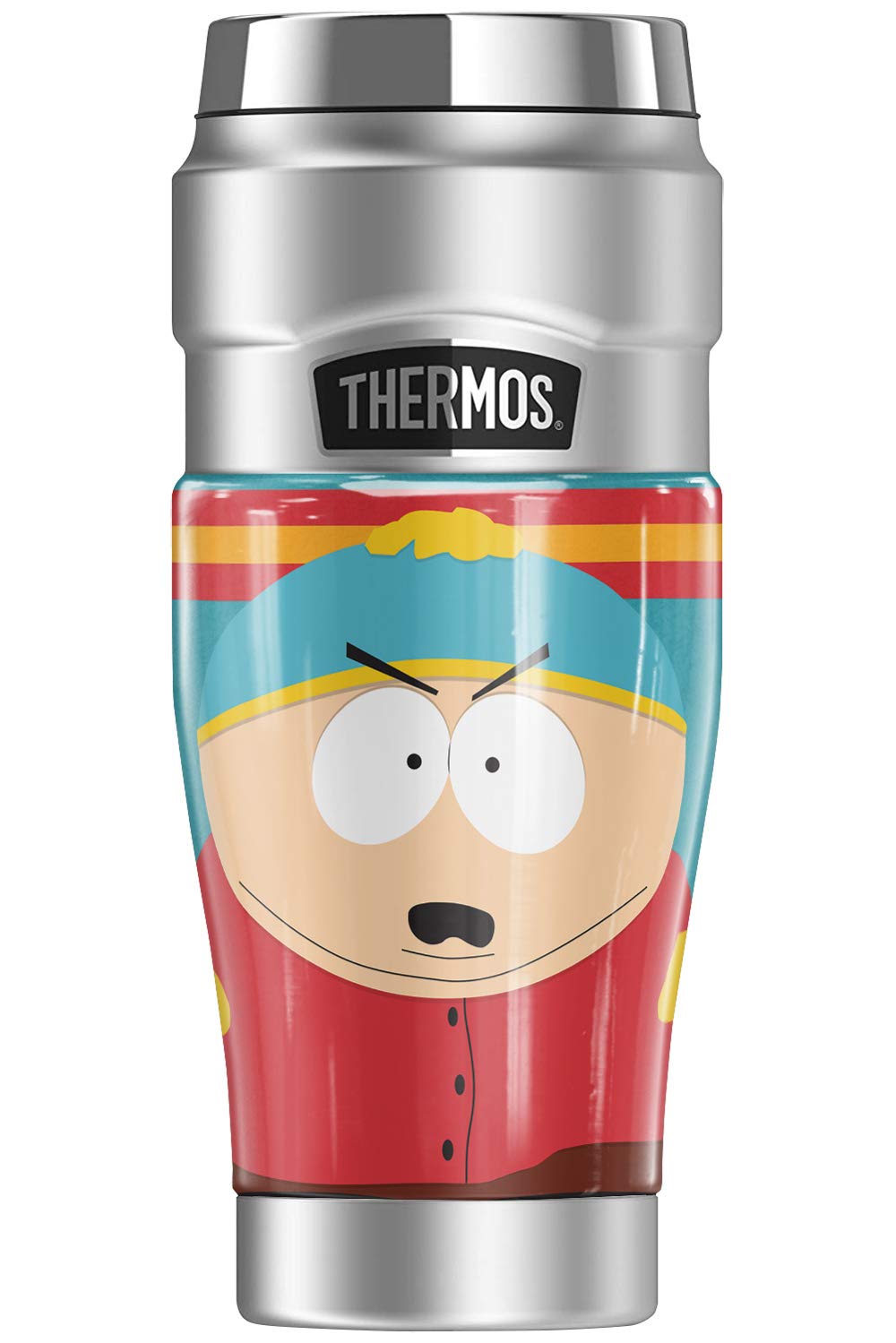 THERMOS South Park Cartman STAINLESS KING Stainless Steel Travel Tumbler, Vacuum insulated & Double Wall, 16oz