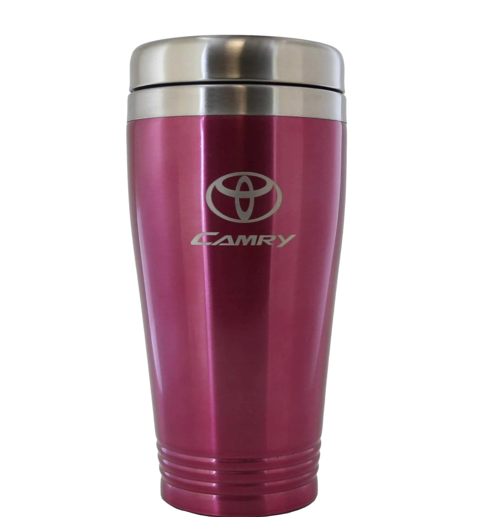 Au-TOMOTIVE GOLD Stainless Steel Travel Mug for Toyota Camry (Pink)