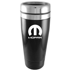 au-tomotive gold, inc mopar parts black stainless steel travel mug tumbler