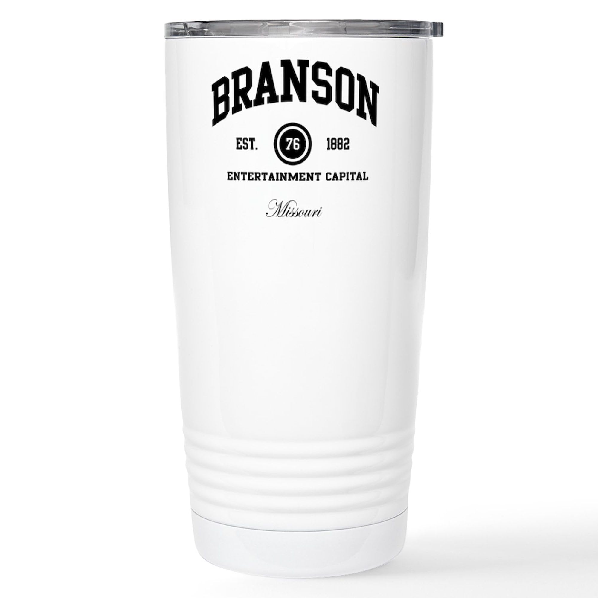 CafePress Branson, Missouri Live Ente Stainless Steel Trav Stainless Steel Travel Mug, Insulated 20 oz. Coffee Tumbler