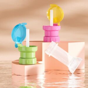 3Pcs Spill Proof Water Bottle Twist Cover Cap, Water Bottle Caps Beverage Bottle Lid - Random Color