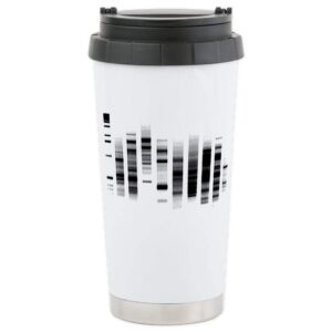 cafepress dna gel stainless steel travel mug stainless steel travel mug, insulated 20 oz. coffee tumbler