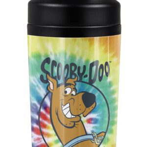 Scooby Doo! OFFICIAL Tie Dye 18 oz Insulated Water Bottle, Leak Resistant, Vacuum Insulated Stainless Steel with 2-in-1 Loop Cap