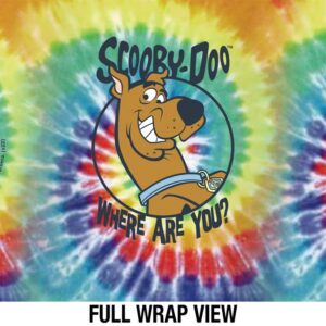 Scooby Doo! OFFICIAL Tie Dye 18 oz Insulated Water Bottle, Leak Resistant, Vacuum Insulated Stainless Steel with 2-in-1 Loop Cap