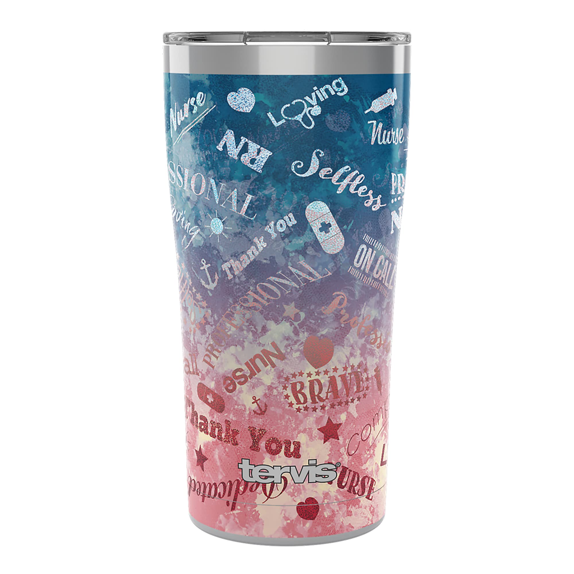 Tervis Thank a Medical Professional Insulated Tumbler, 20oz Legacy, Stainless Steel - Ombre