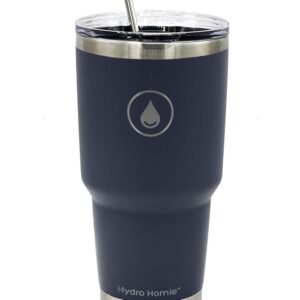 HYDRO HOMIE Tumbler - Premium Stainless Steel Triple Wall Vacuum Insulated with Triple Shield Technology 30 oz Navy Twilight