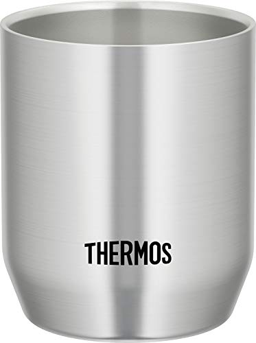 Thermos JDH-280P S Vacuum Insulated Cup, 9.5 fl oz (280 ml), Stainless Steel, Set of 2