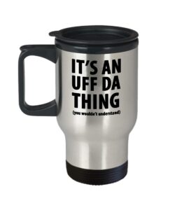 uff da travel mug uffda mug norwegian scandinavian slang gaf gift