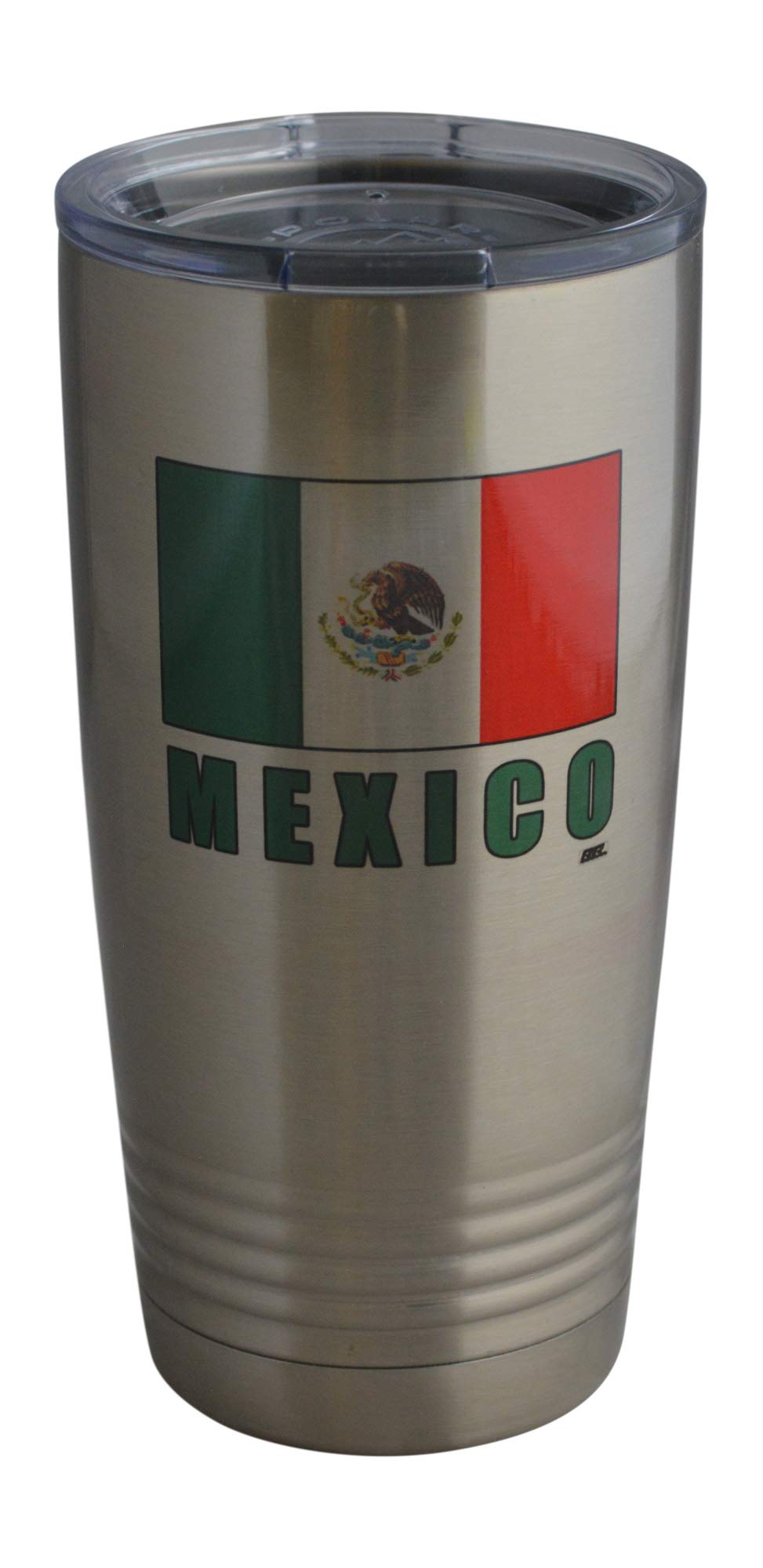 Rogue River Tactical Funny Mexico Flag 20 Oz.Stainless Steel Travel Tumbler Mug Cup w/Lid Vacuum Insulated Hot or Cold