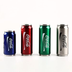 Gift Cup Creative Coke Can Sports Water Cup 304 Stainless Steel Thermos Coke Cup Portable Thermos Outdoor Water Cup Travel (Capacity : 450ML, Color : Silver)