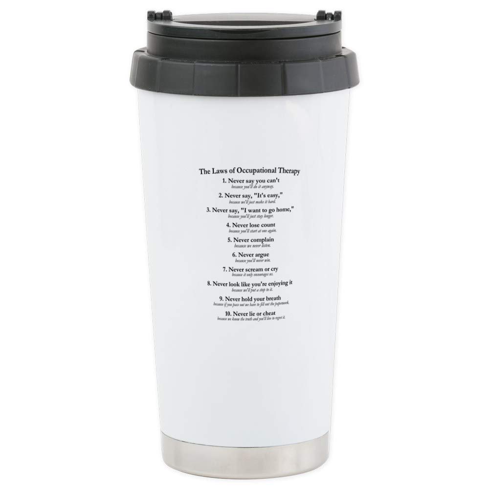 CafePress Laws Of O.T. Stainless Steel Travel Mug Stainless Steel Travel Mug, Insulated 20 oz. Coffee Tumbler