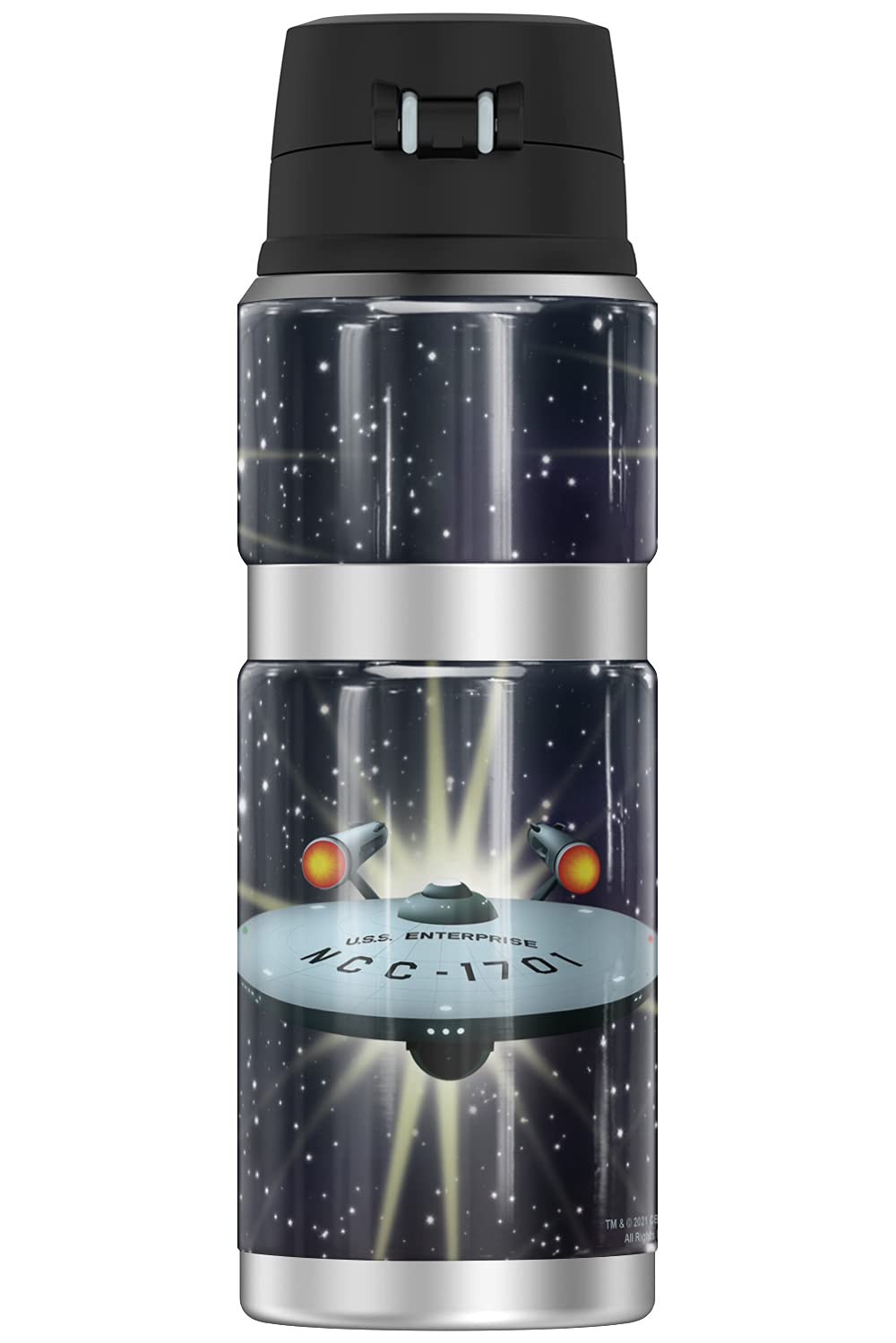 Star Trek Original Crew THERMOS STAINLESS KING Stainless Steel Drink Bottle, Vacuum insulated & Double Wall, 24oz