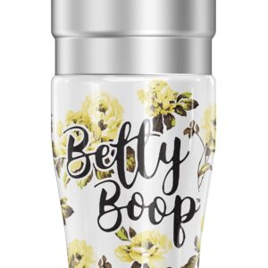 THERMOS Betty Boop Yellow Flowers STAINLESS KING Stainless Steel Travel Tumbler, Vacuum insulated & Double Wall, 16oz