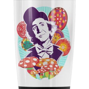 Logovision Willy Wonka Willy Stainless Steel Tumbler 20 oz Coffee Travel Mug/Cup, Vacuum Insulated & Double Wall with Leakproof Sliding Lid | Great for Hot Drinks and Cold Beverages