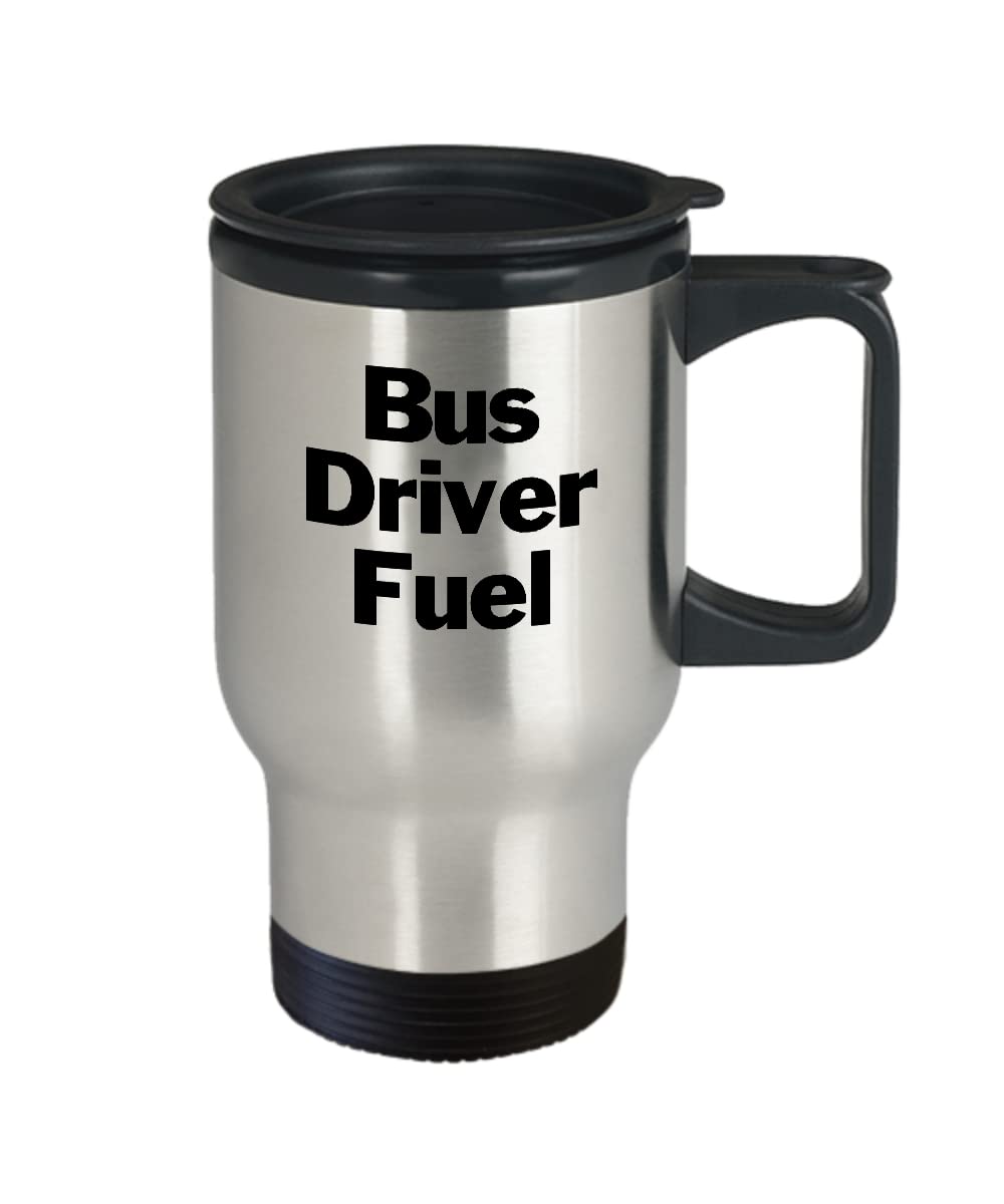 Be Wild and Free Market Bus Driver Fuel Mug Travel Coffee Cup City School Charter Transportation