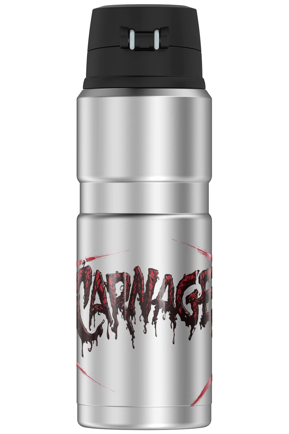 Venom Carnage Web THERMOS STAINLESS KING Stainless Steel Drink Bottle, Vacuum insulated & Double Wall, 24oz