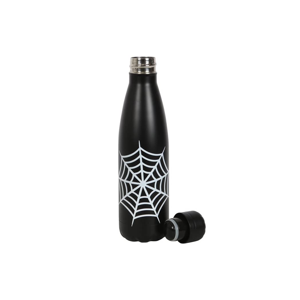 Something Different - Spiderweb - Metal Water Bottle/Gothic Accessory/Gothic Water Bottle