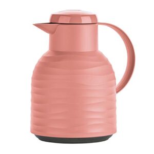 emsa samba wave vacuum flask 1 litre plastic