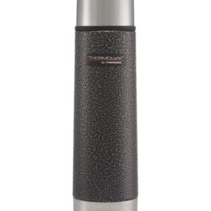 Thermos 187011 ThermoCafé Stainless Steel Flask, Hammertone Grey, 500 ml