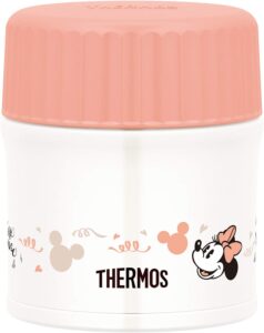 thermos jbu-300ds bep vacuum insulated soup jar, disney, beige pink, 10.1 fl oz (300 ml)