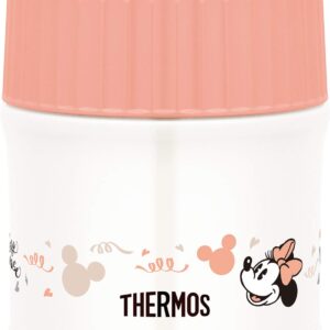 Thermos JBU-300DS BEP Vacuum Insulated Soup Jar, Disney, Beige Pink, 10.1 fl oz (300 ml)