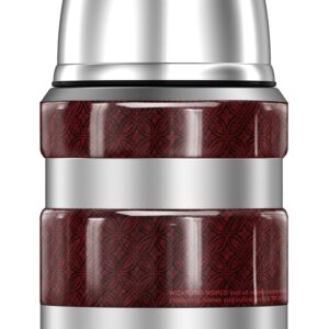 Harry Potter Gryffindor House Crest THERMOS STAINLESS KING Stainless Steel Food Jar with Folding Spoon, Vacuum insulated & Double Wall, 16oz