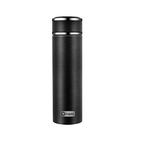 Insulation Stainless Steel Mug, business, travel, sport's choose (Black) 16 oz