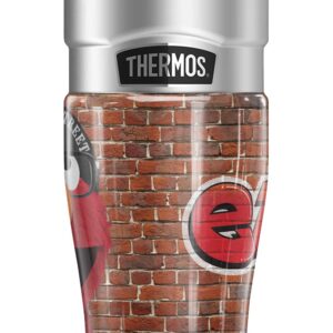 THERMOS Sesame Street Urban Elmo Graffiti STAINLESS KING Stainless Steel Travel Tumbler, Vacuum insulated & Double Wall, 16oz