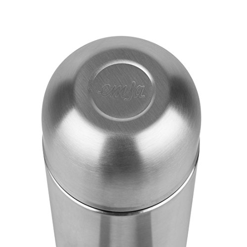 Emsa 1.0 L Vacuum Flask Senator 33.8oz. from Stainless Steel, 1,000 ml, Silver