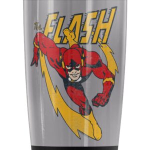 Logovision The Flash Lightning Trail Stainless Steel Tumbler 20 oz Coffee Travel Mug/Cup, Vacuum Insulated & Double Wall with Leakproof Sliding Lid | Great for Hot Drinks and Cold Beverages