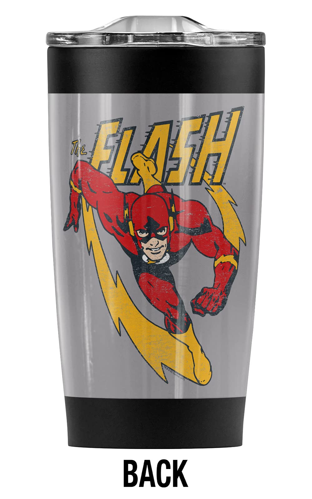 Logovision The Flash Lightning Trail Stainless Steel Tumbler 20 oz Coffee Travel Mug/Cup, Vacuum Insulated & Double Wall with Leakproof Sliding Lid | Great for Hot Drinks and Cold Beverages