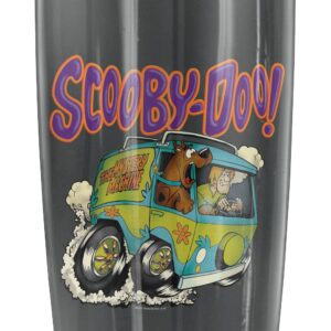 Logovision Scooby-Doo Scoob Fink Stainless Steel Tumbler 20 oz Coffee Travel Mug/Cup, Vacuum Insulated & Double Wall with Leakproof Sliding Lid | Great for Hot Drinks and Cold Beverages