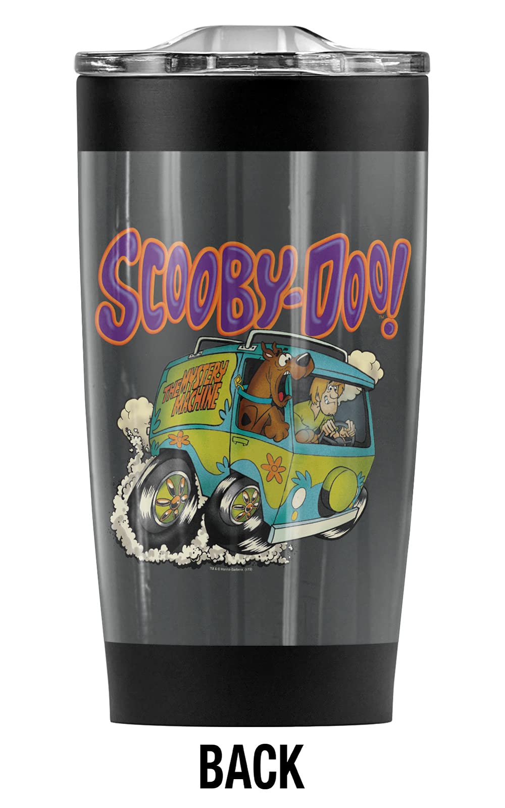 Logovision Scooby-Doo Scoob Fink Stainless Steel Tumbler 20 oz Coffee Travel Mug/Cup, Vacuum Insulated & Double Wall with Leakproof Sliding Lid | Great for Hot Drinks and Cold Beverages