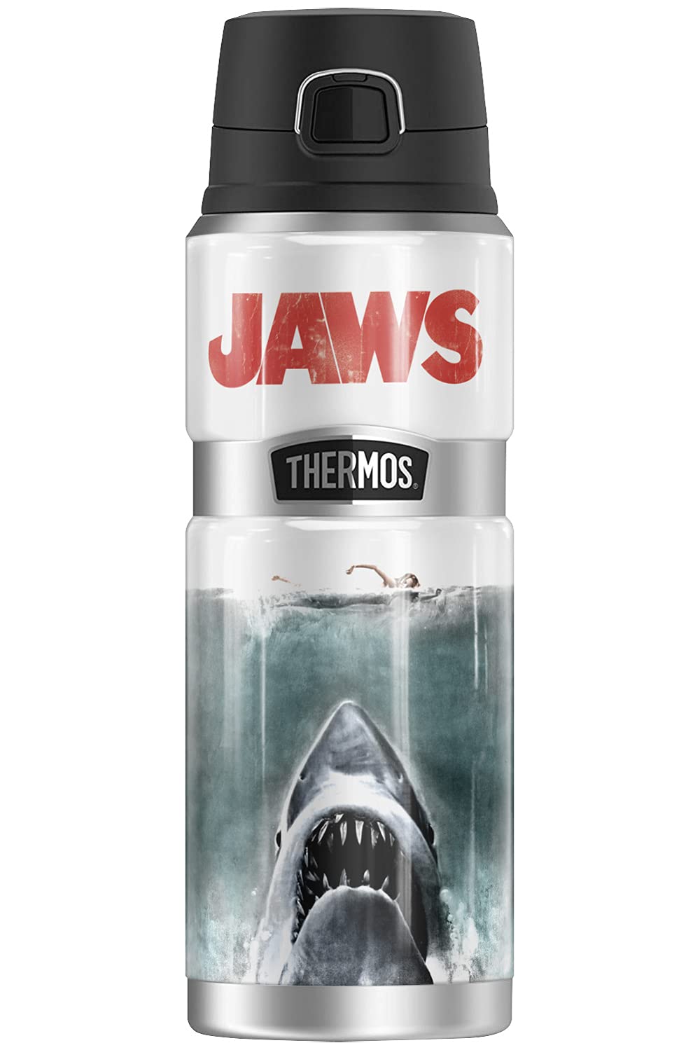 Jaws Jaws Classic THERMOS STAINLESS KING Stainless Steel Drink Bottle, Vacuum insulated & Double Wall, 24oz