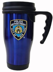 nypd torkia - official coffee travel mug - 24oz (blue)