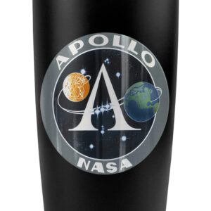 NASA Apollo Mission Patch Stainless Steel Tumbler 20 oz Coffee Travel Mug/Cup, Vacuum Insulated & Double Wall with Leakproof Sliding Lid | Great for Hot Drinks and Cold Beverages