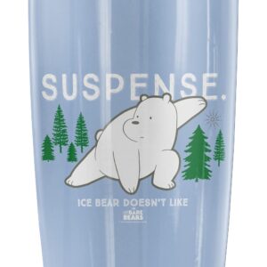 Logovision We Bare Bears Suspense Stainless Steel Tumbler 20 oz Coffee Travel Mug/Cup, Vacuum Insulated & Double Wall with Leakproof Sliding Lid | Great for Hot Drinks and Cold Beverages