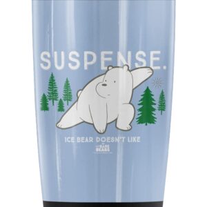 Logovision We Bare Bears Suspense Stainless Steel Tumbler 20 oz Coffee Travel Mug/Cup, Vacuum Insulated & Double Wall with Leakproof Sliding Lid | Great for Hot Drinks and Cold Beverages