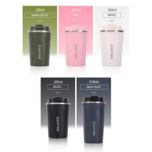 Stainless Steel Coffee Cup Leakproof Insulated Thermal Cup Car Portable Travel Coffee Mug