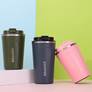 Stainless Steel Coffee Cup Leakproof Insulated Thermal Cup Car Portable Travel Coffee Mug