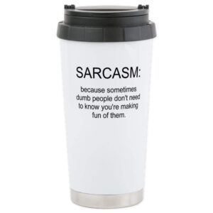 cafepress stainless steel travel mug stainless steel travel mug, insulated 20 oz. coffee tumbler