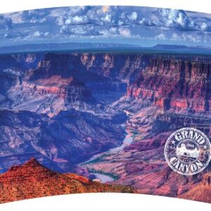 Mugzie Grand Canyon Travel Mug with Insulated Wetsuit Cover, 16 oz, Multicolor