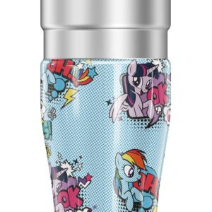 THERMOS My Little Pony Tv Pony Comic STAINLESS KING Stainless Steel Travel Tumbler, Vacuum insulated & Double Wall, 16oz