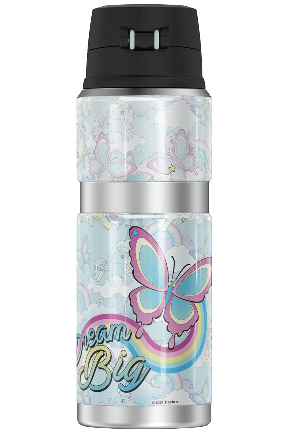 My Little Pony Retro Believe In Dreams THERMOS STAINLESS KING Stainless Steel Drink Bottle, Vacuum insulated & Double Wall, 24oz