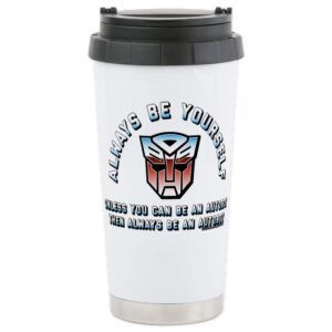 cafepress transformers alwa 16 oz stainless steel travel mug stainless steel travel mug, insulated 20 oz. coffee tumbler