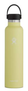 hydro flask 24 oz standard mouth water bottle with flex cap or flex straw