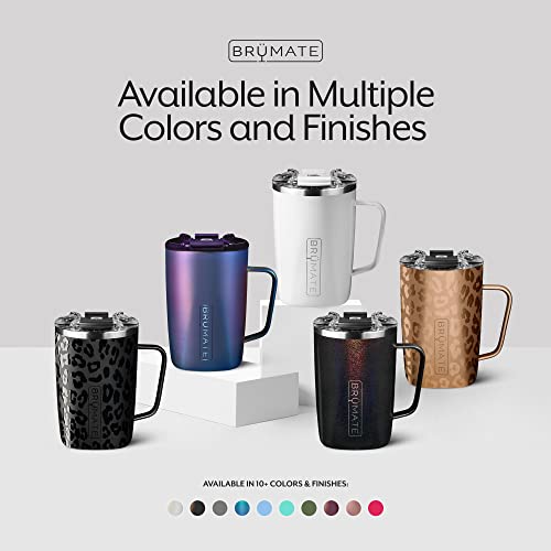 BrüMate Toddy - 16oz 100% Leak Proof Insulated Coffee Mug with Handle & Lid - Stainless Steel Coffee Travel Mug - Double Walled Coffee Cup (Denim)